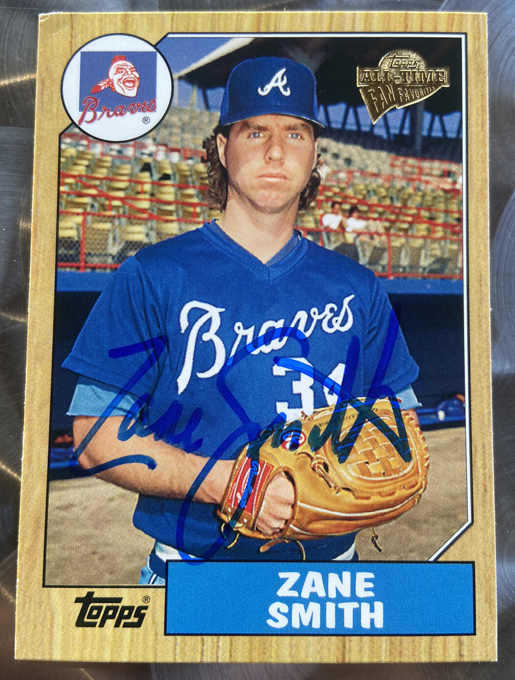 ZANE SMITH 2005 Topps Fan Favorites #131 Baseball Card AUTO Autograph ...