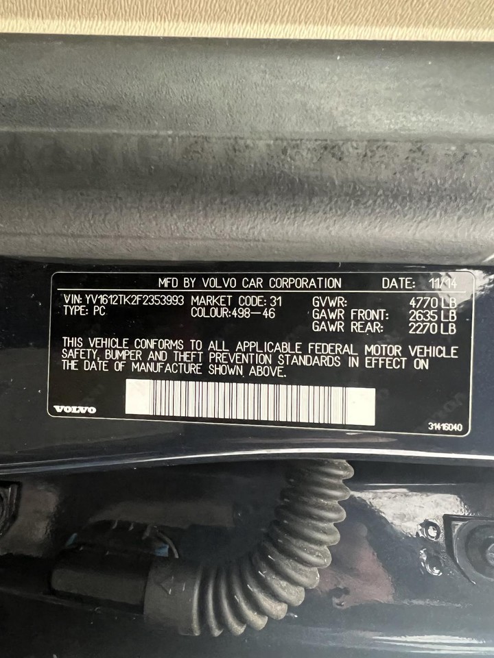 Used Front Center Infotainment Display fits: 2015 Volvo S60 display ...