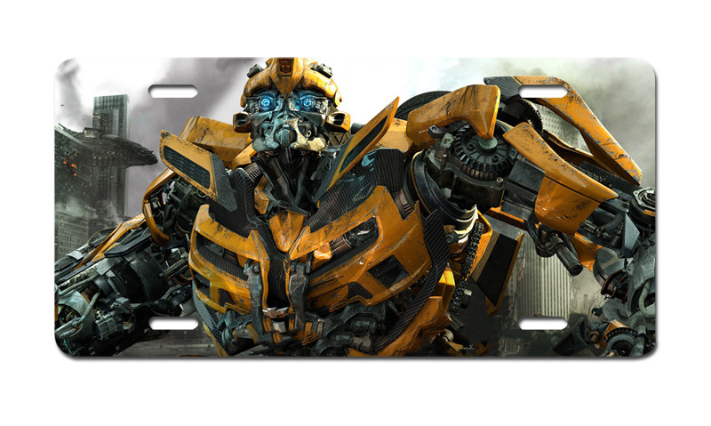 Transformers Bumblebee Movie Autobot License Plate Auto Truck Car Tag ...