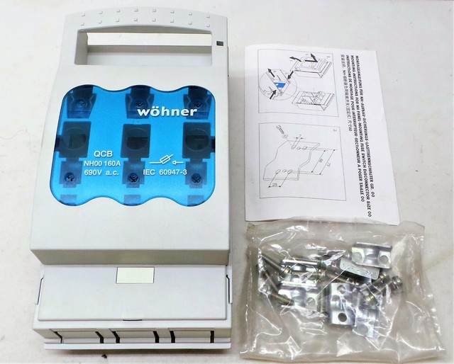 WÖHNER QCB NH00-160A-690V NH Fuse. for sale online | eBay