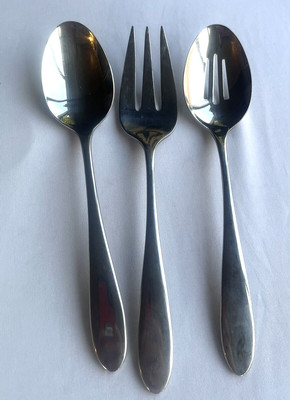 Heritage Mint Ltd. REFLECTIONS 18/10 Stainless Fork,Spoon,Slotted ...