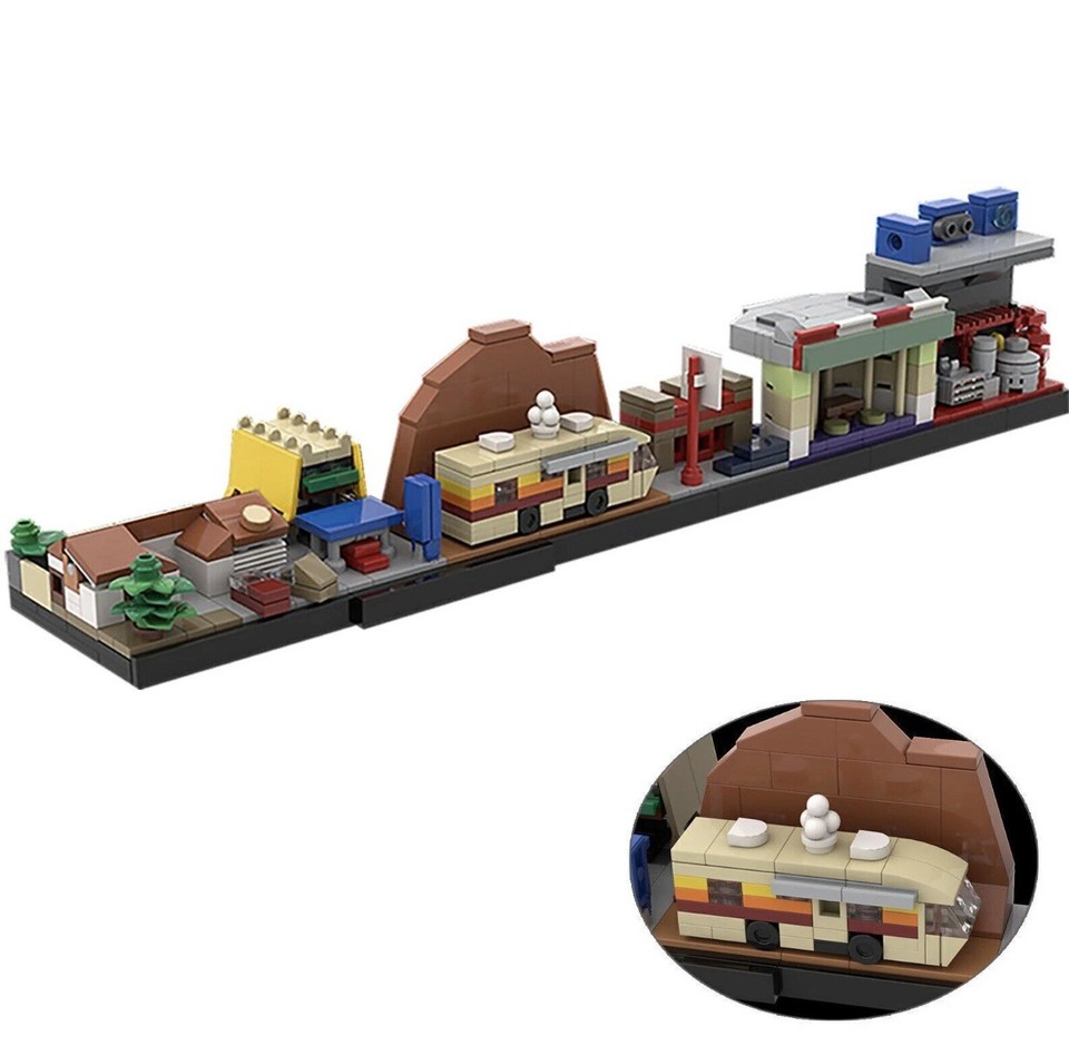 Skyline Model Building Blocks Set for Breaking Bad City Street MOC ...