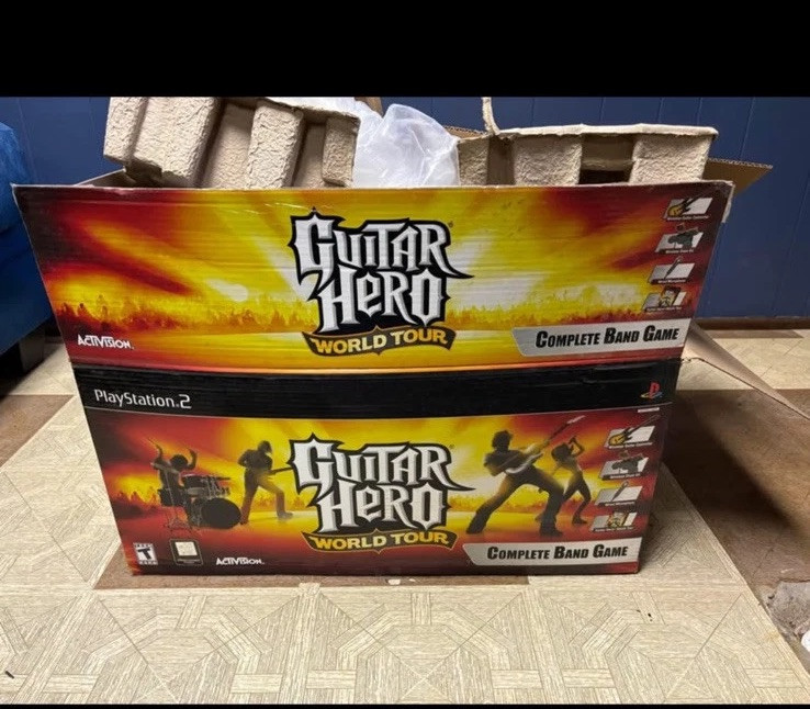 Ps2 Guitar Hero World Tour Complete Bande Kit Game Bundle | eBay