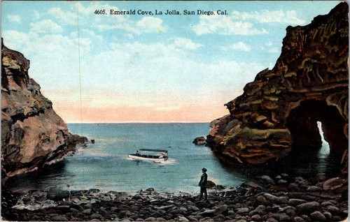 Postcard San Diego CA Emerald Cove La Jolla | eBay