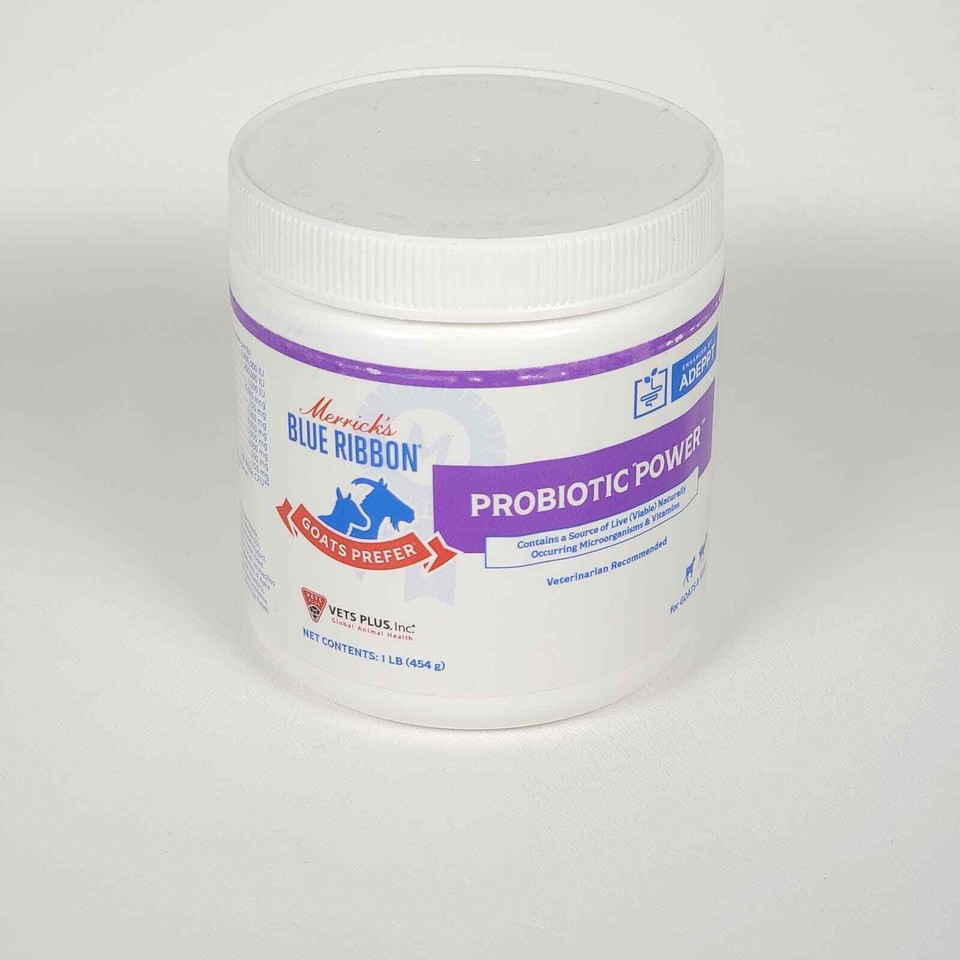 TWO MERRICK'S Blue Ribbon PROBIOTIC POWDER Goats & Kids Prefer 1 LB ...