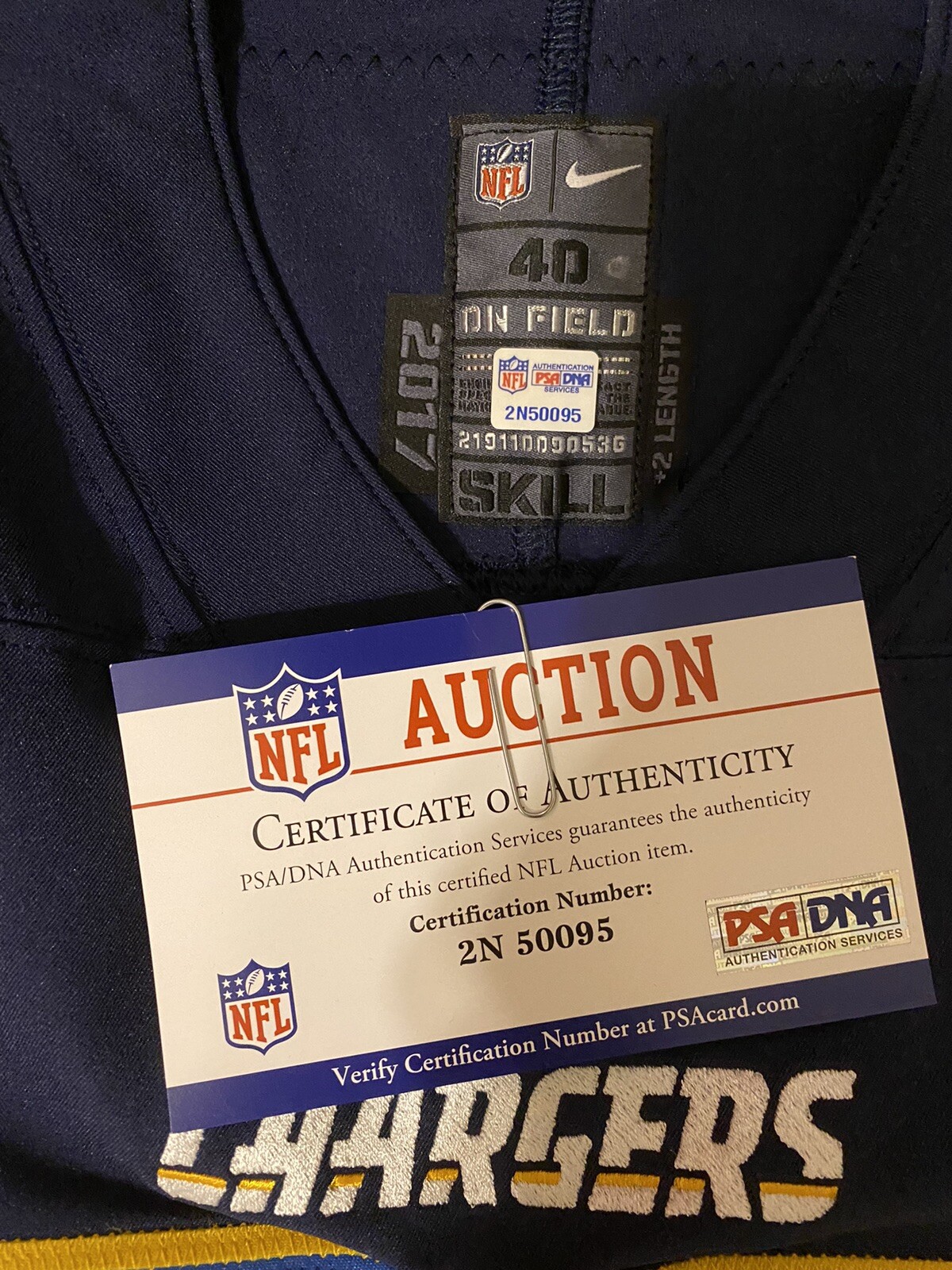 2017 Melvin Gordon ProCut Signed Jersey | eBay