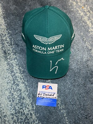 Lance Stroll Signed Official Aston Martin Racing Hat Superstar Driver ...