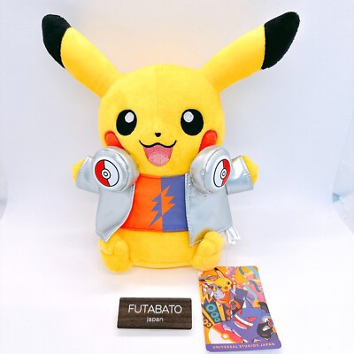 Universal Studios Japan Limited Pokemon DJ Pikachu Plush Toy 2024 ...