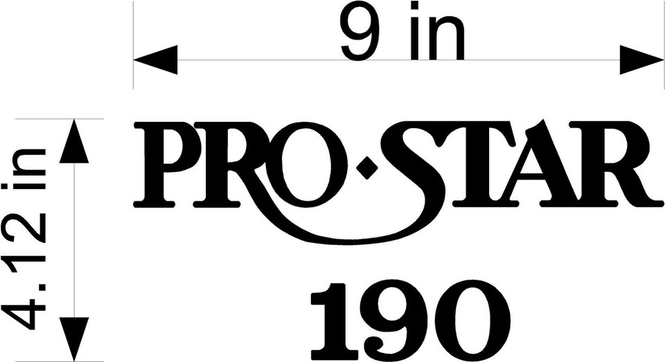 MasterCraft Prostar 190 Boat Decals | eBay