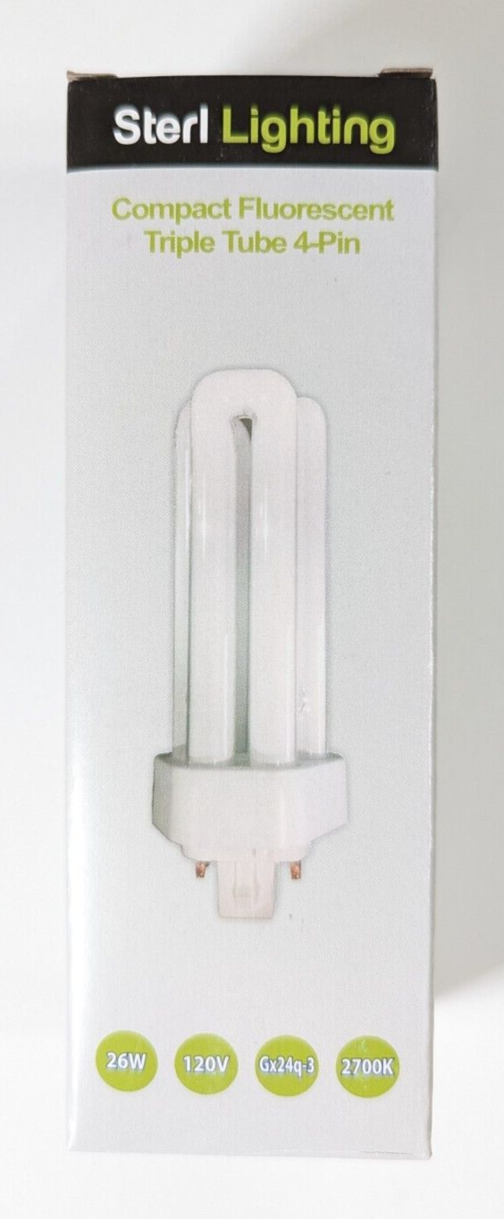 Sterl Lighting Compact Fluorescent Triple Tube 4-pin Bulb | eBay