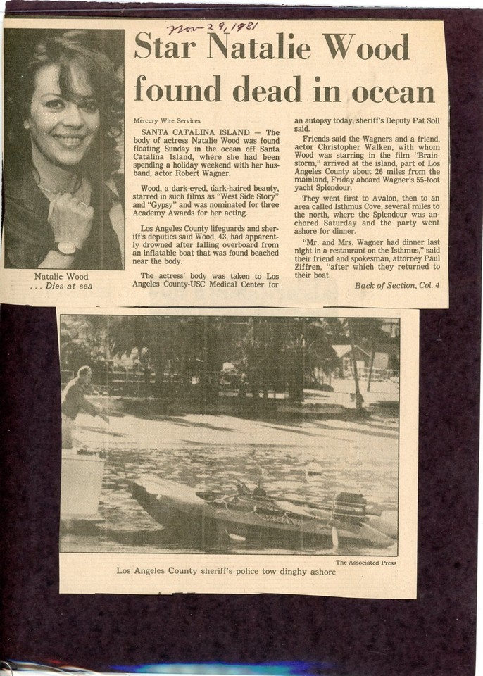 Natalie Wood Hand Signed Photograph + V. Clippings + COA | eBay