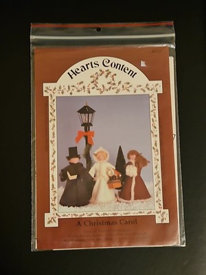 Hearts Content A Christmas Carol 12" Carolers Sewing Pattern Uncut | eBay