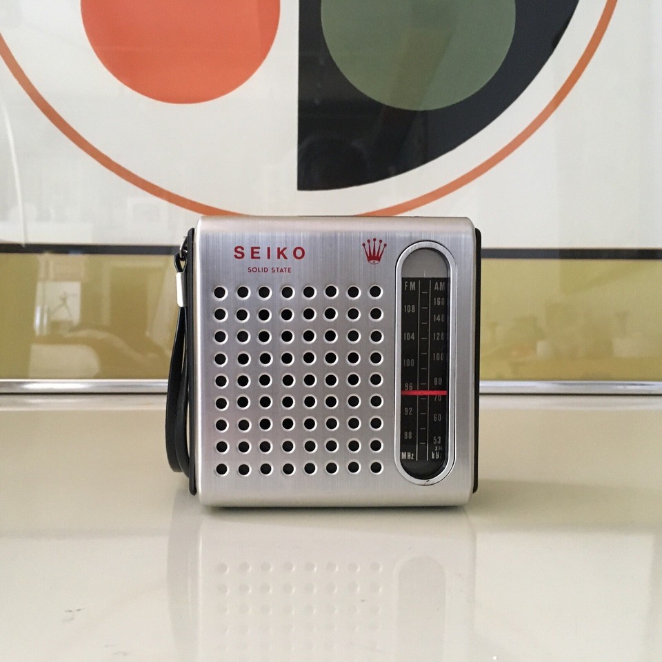 Vintage Seiko Solid State AM/FM Two Band Radio Model FS-56 NOS Working ...