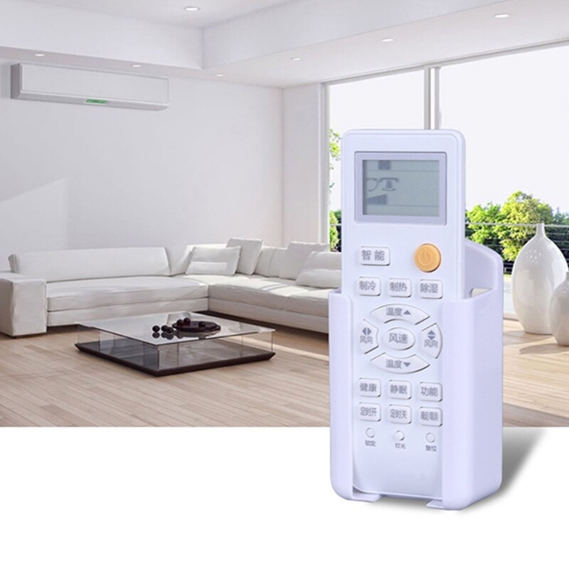 Air Conditioner Remote Control Holder Rack Self Adhesive Media Storage ...
