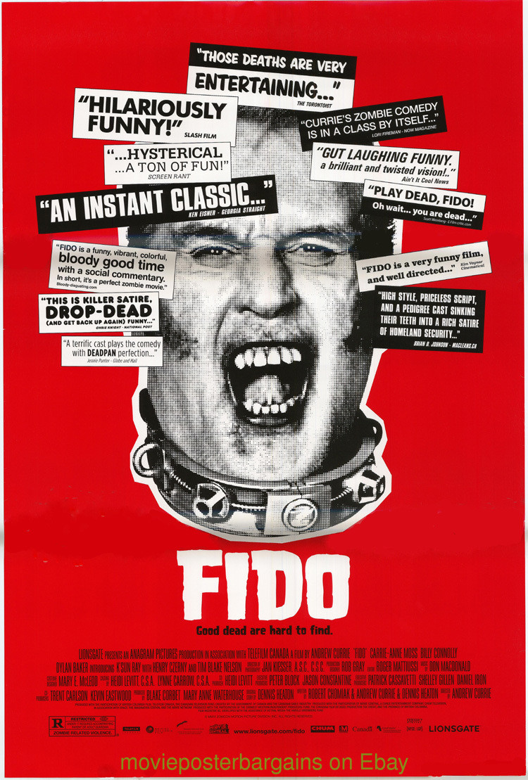 FIDO MOVIE POSTER Original Rolled SS 27x40 Inch ZOMBIE HORROR COMEDY ...