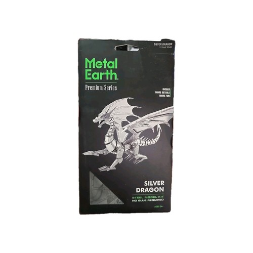 Metal Earth Premium Series 3D Steel Model Kit, Silver Dragon | eBay