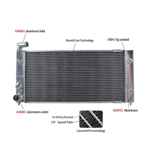 For VW Golf MKII 2 & Corrado VR6 G60 Turbo Manual 1.8L 2 Row Aluminum ...