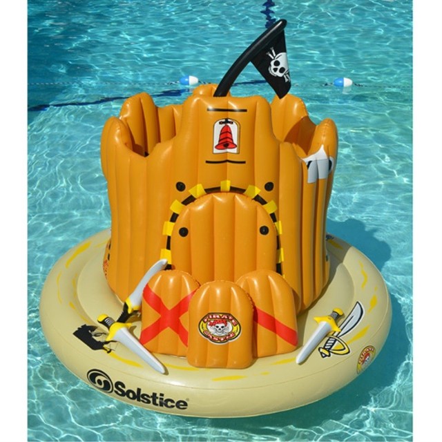 Swimline Inflatable Pirate Island Adventure Set Swimming Pool Kids ...
