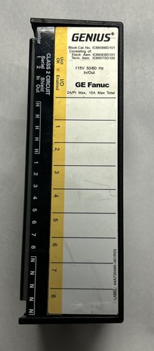 GE FANUC,IC660BBD101,GENIUS BLOCK I/O MODULE | eBay