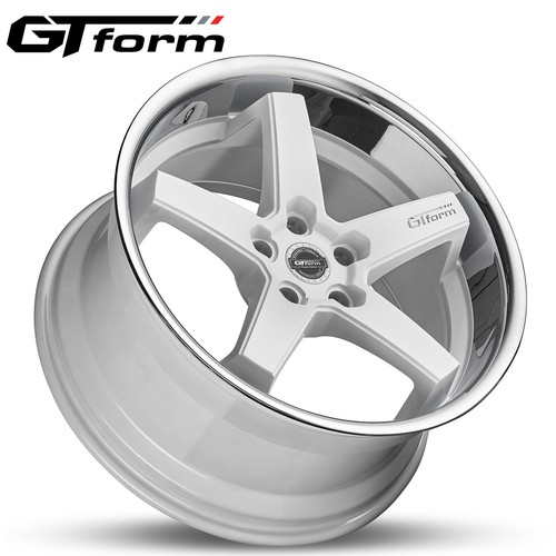 COMMODORE WHEELS 20 INCH STAGGERED GT FORM LEGACY WHITE RIMS FOR VE VF ...