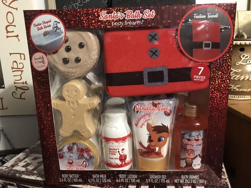 Santa’s Bath Set Body Butter, Bath Milk, Body Lotion, Shower Gel, Bath ...