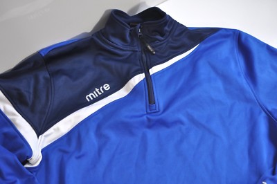 Mitre Mens blue 1/4 zip pull over jacket size XL | eBay
