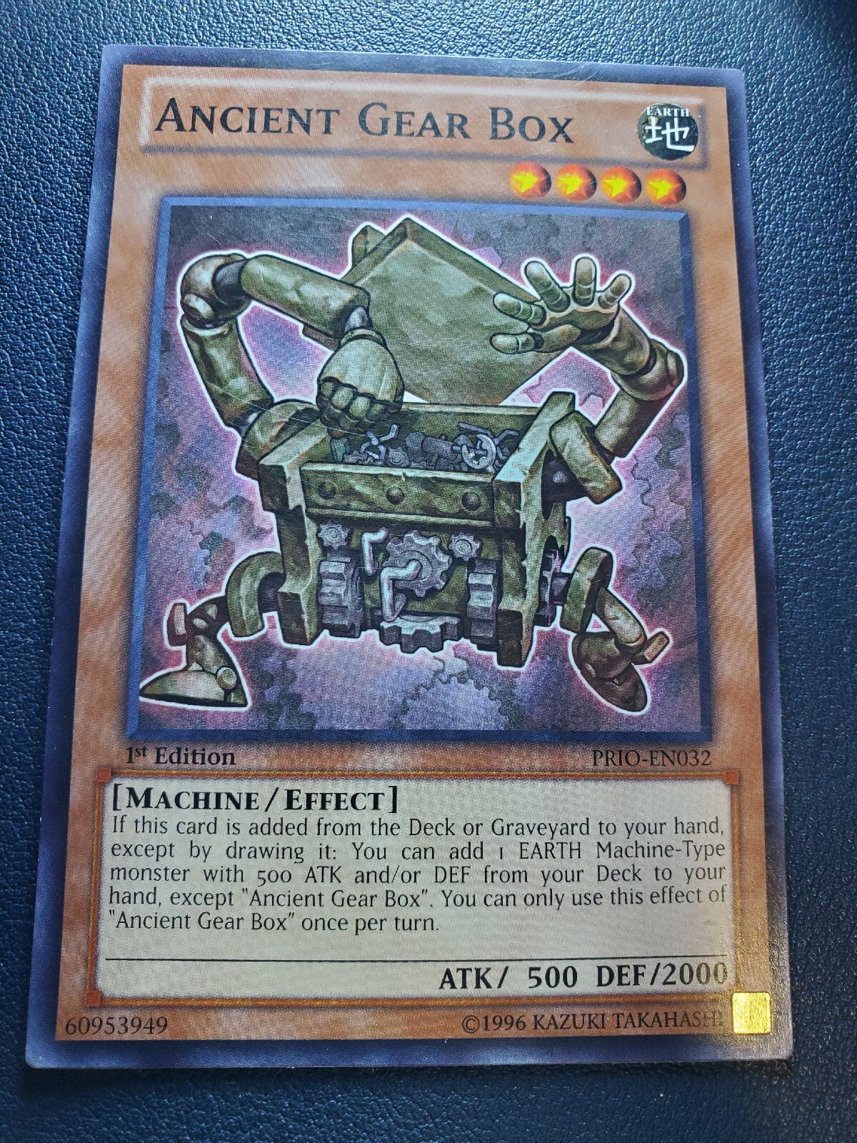 YuGiOh! TCG* x1* Ancient Gear Box PRIO-EN032 Common 1st Edition NM | eBay