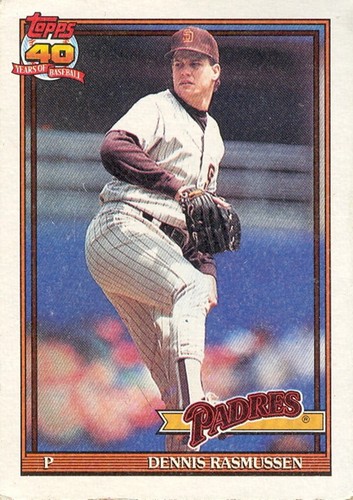 1991 Topps #774 Dennis Rasmussen San Diego Padres baseball card | eBay