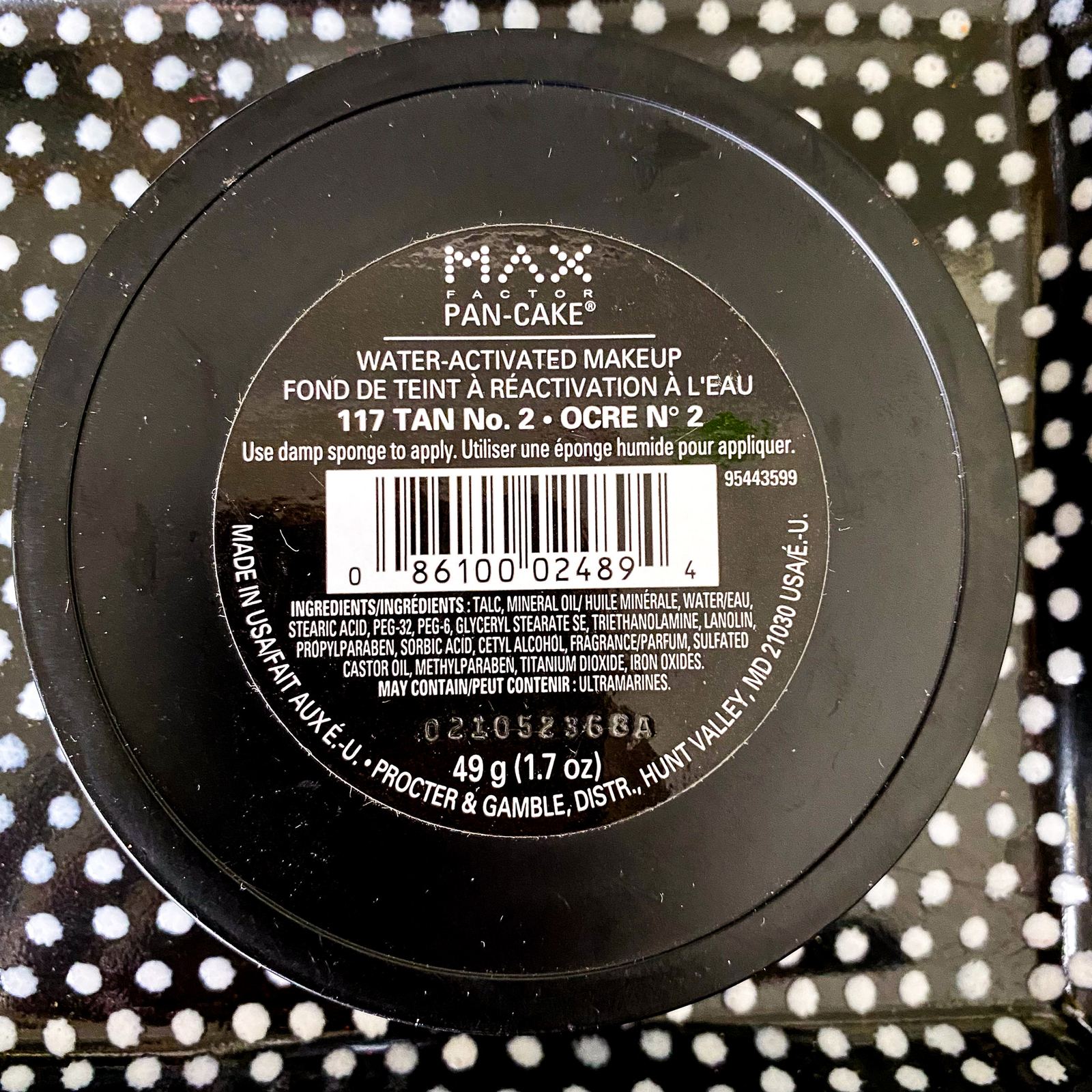 Max Factor ORIGINAL Pan Cake Pancake Makeup FULL SIZE 1.7 oz CHOICE of ...