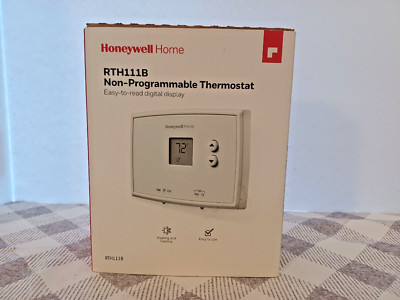 Honeywell Thermostat RTH111B - Non-Programmable Easy To Read Digital ...