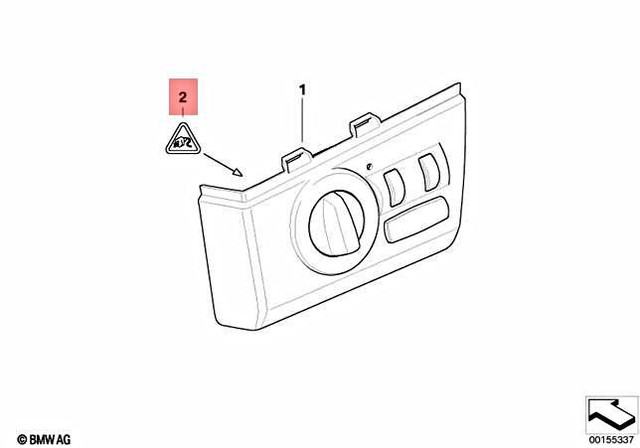 Genuine 12 Pole Socket Cover Cap BMW F10 F11 E63 E64 61132471237 for ...