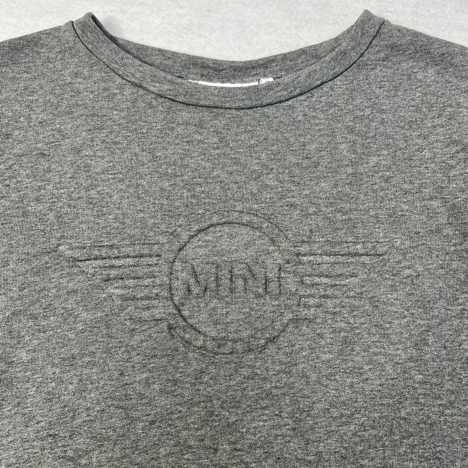 Mini Cooper Womens Crewneck Sweatshirt Size XS Gray Embossed Logo | eBay