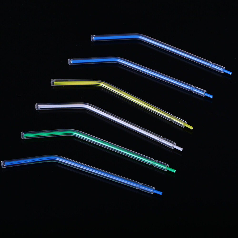 250X Dental Three-way Syringe Gun Nozzle Tips Air Water Syringes ...