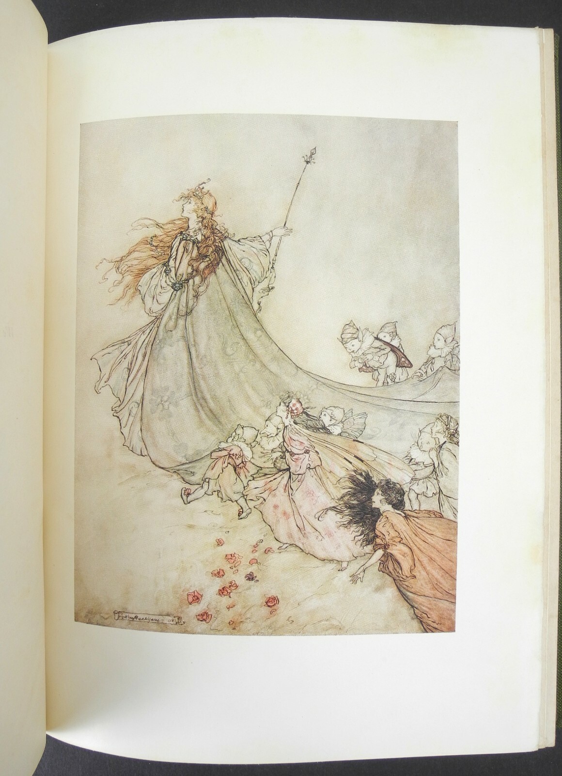 A Midsummer Night's Dream - Rackham - Signed by Rupert Hughes to Alice ...