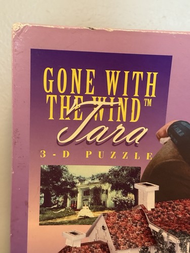 Vintage Sealed Puzzle Plex 3 D Puzzle Gone With the Wind Tara 500 ...