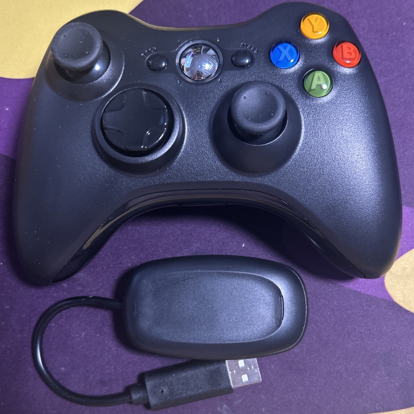 For Microsoft Xbox Wireless Controller & Dongle Adapter Xbox 360 PC ...