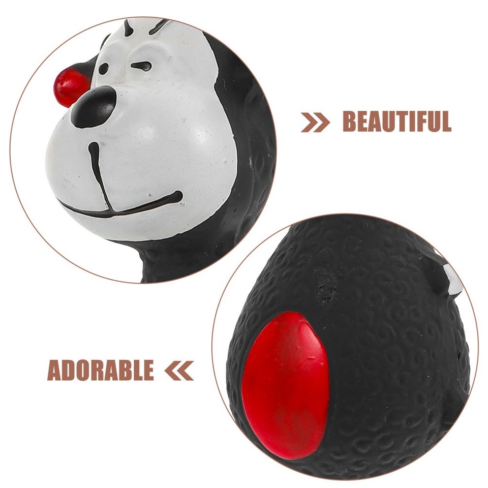 Squeaky Dog Chew Toy Donkey Shaped Teeth Cleaning Toy Interactive Puppy ...