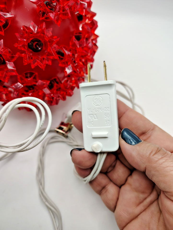 Red LED Starlight Sphere Hanging Decoration Holiday Party Shimmering ...