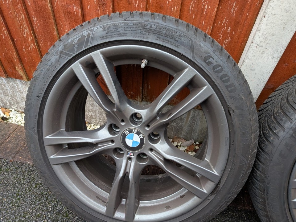 BMW 400M 18" Alloys Wheels / Goodyear All Season Tyres / TPMS valves ...