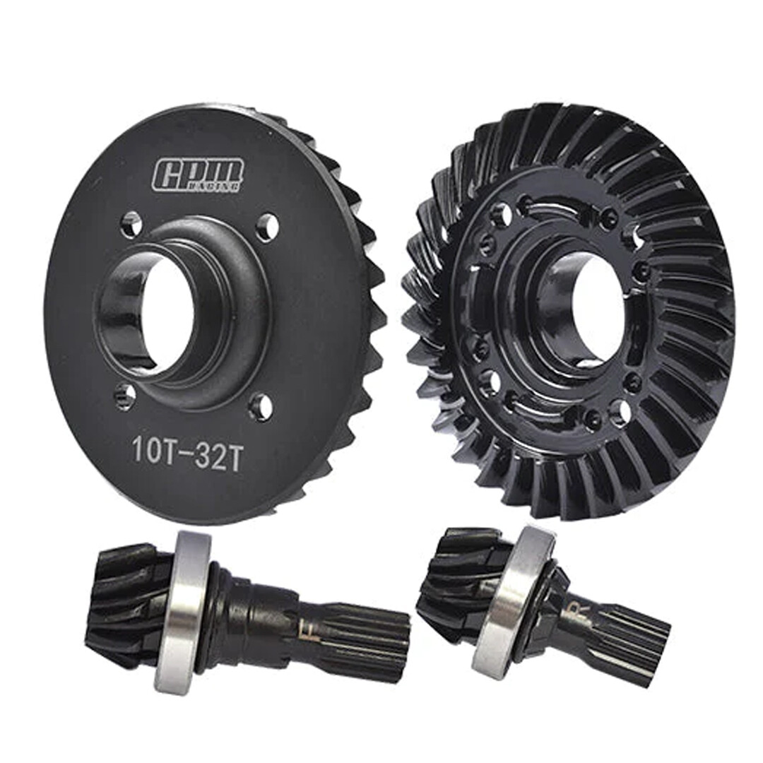 GPM Medium Carbon Steel 32/10T Front / Rear Diff Gear Set for 1/5 XRT ...