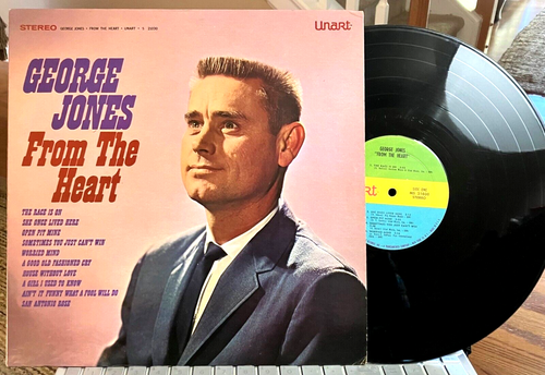GEORGE JONES LP - From the Heart - UA S 21030, 1968, EX | eBay