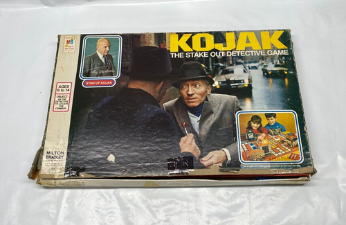 Kojak The Stake Out Detective Game Milton Bradley 1975 | eBay
