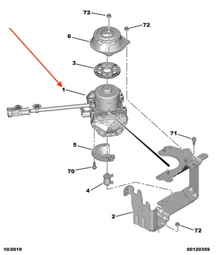 Pompe à vide électrique PEUGEOT 2008 9835028580 Neuf d'origine | eBay
