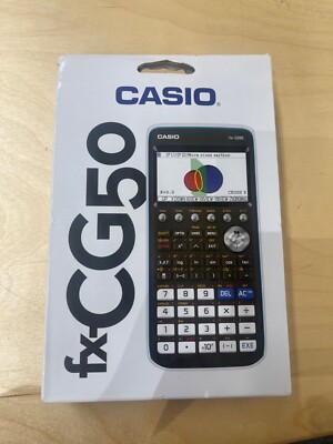Casio FX-CG50 3D Graphic Calculator in brand new condition, unopened ...