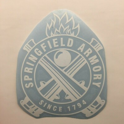 Springfield Armory Logo Die Cut Vinyl Sticker Patriotic Gun USA America ...