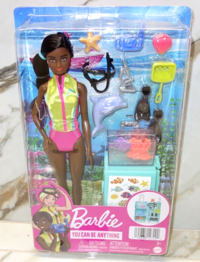 Barbie Marine Biologist Mobile Lab African American Doll & Accessories ...