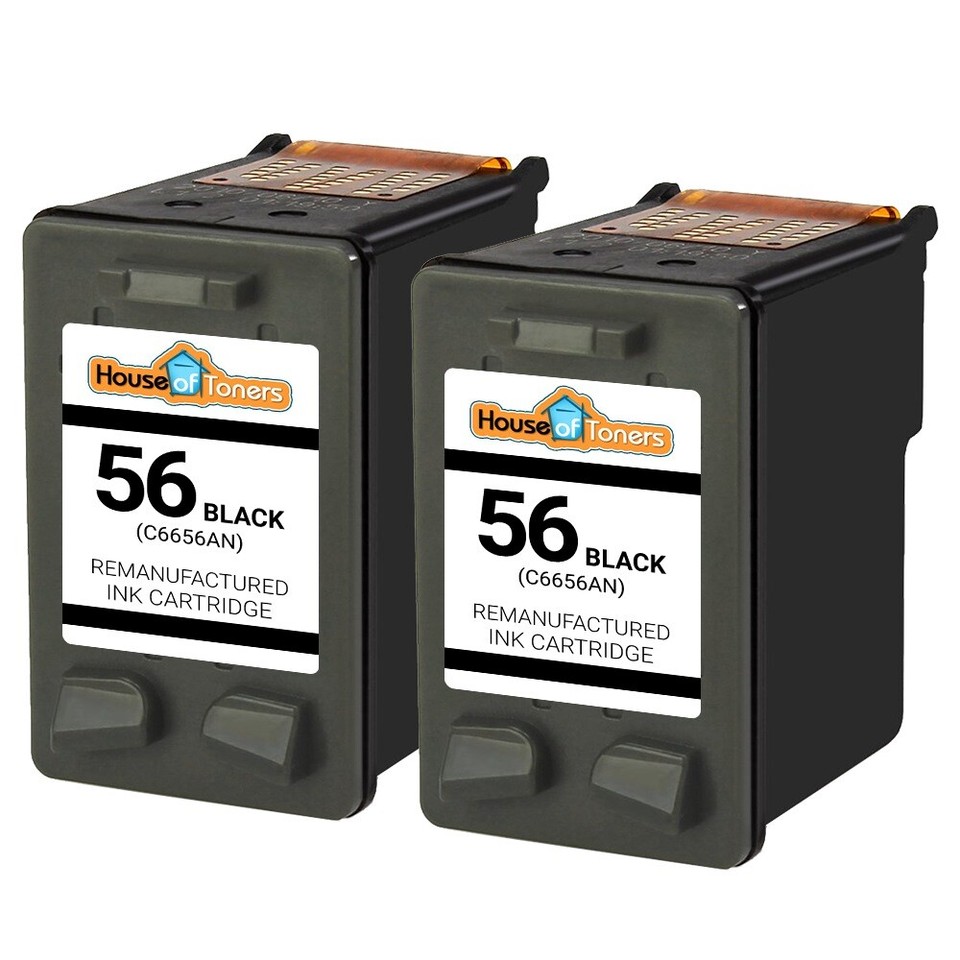 56 Replaces HP 56 Black Ink 57 Color Ink for Officejet 4110 4215 5505 ...