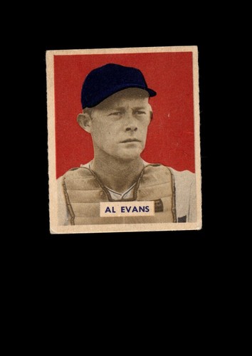 1949 Bowman Set-Break #132 Al Evans EX-EXMINT *GMCARDS* | eBay