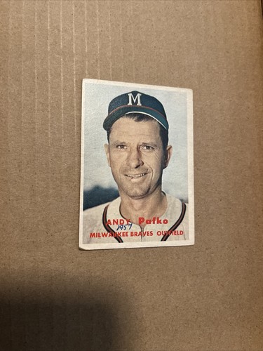 1957 Topps Andy Pafko #143 Braves Vintage Baseball Card Fair | eBay