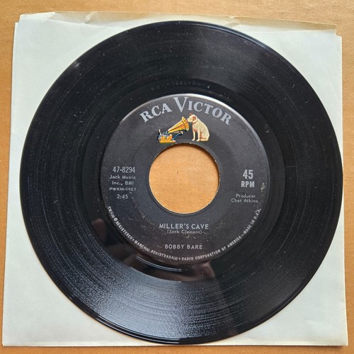 BOBBY BARE Miller's Cave/Jeannie's Last Kiss 45 7" Record Vinyl | eBay